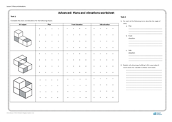Lesson 5 Plans and elevations: worksheet (developing) | eduu.school