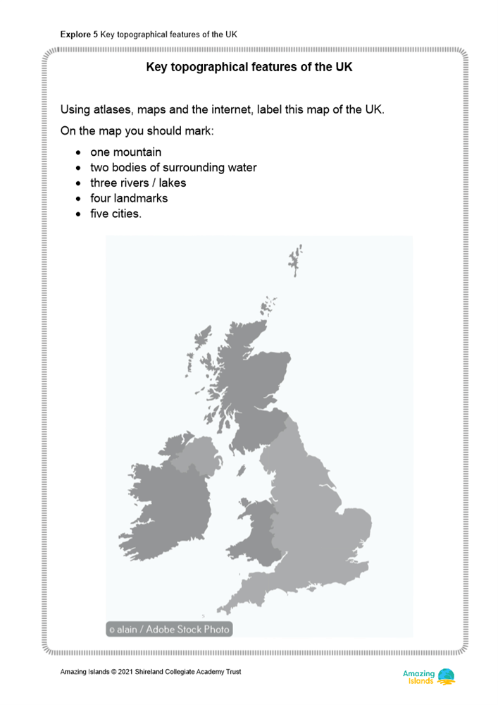 Explore 5 Features of the UK: key topographical features of the UK ...
